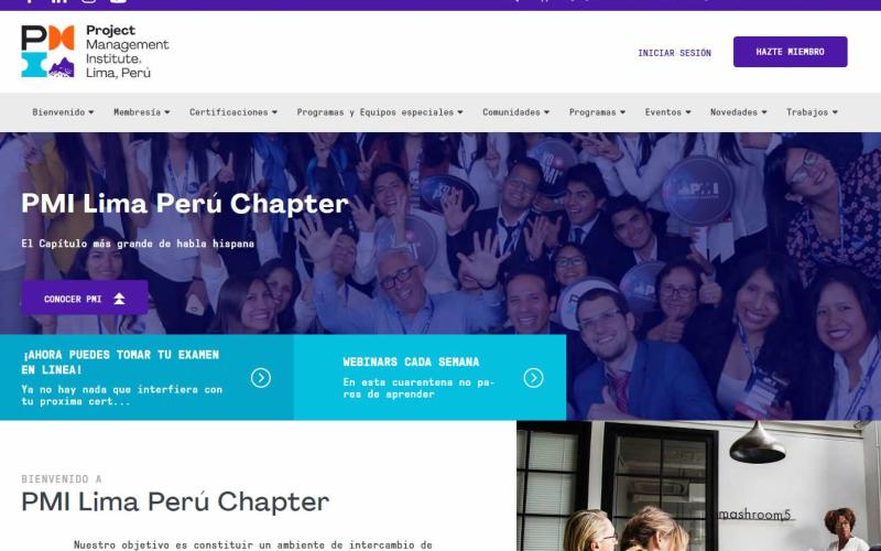 Migramos a una nueva web | PMI Lima, Peru